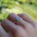 Sterling Silver Color Engagement Ring 925 Sterling Silver Engagement ...