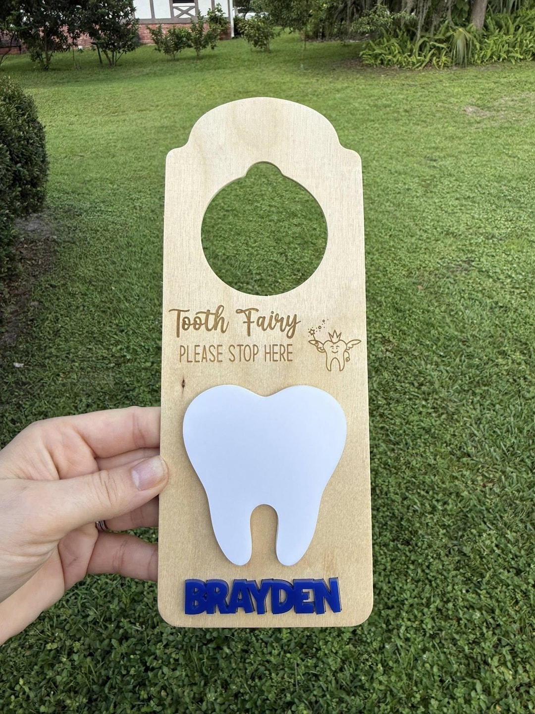 Tooth Fairy Door Hanger - Customized - Etsy