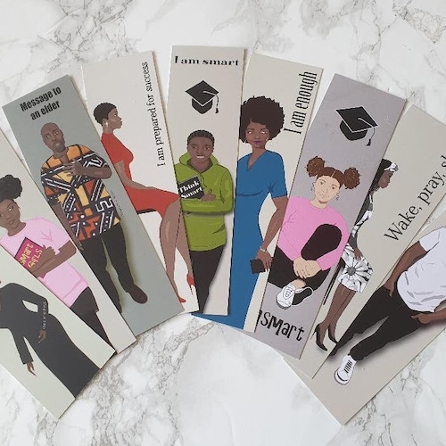 Afrocentric Bookmarks Black Girl Magic Bookmarks Black - Etsy