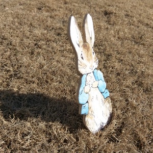 Vintage Peter Rabbit Standing Wood Cutout for Easter Decorating or ...