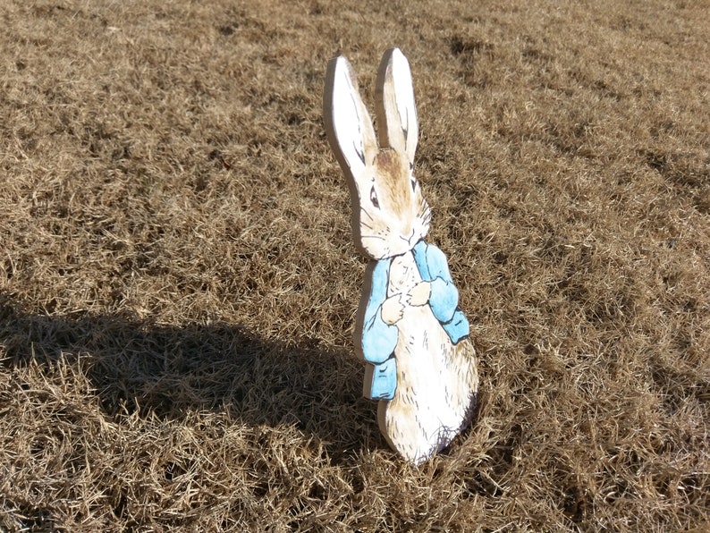 Vintage Peter Rabbit Standing Wood Cutout for Easter - Etsy