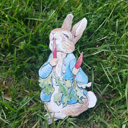 Vintage Peter Rabbit Standing Wood Cutout for Easter - Etsy