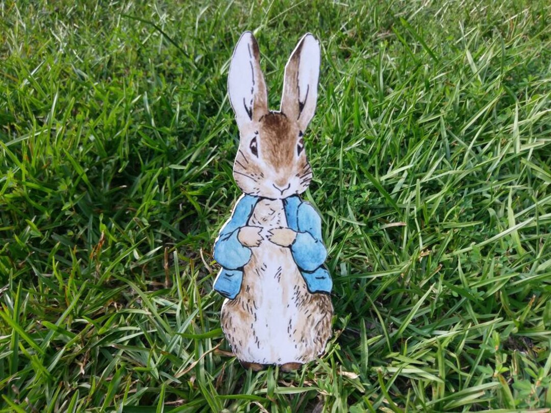 Vintage Peter Rabbit Standing Wood Cutout for Easter Decorating or ...