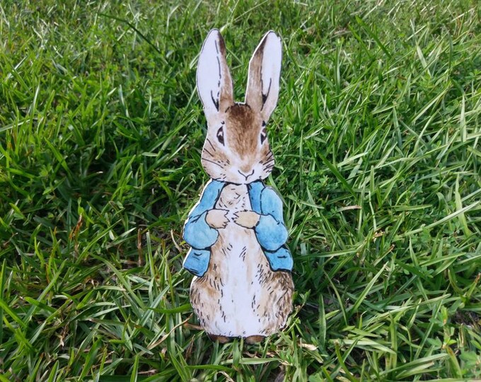 Vintage Peter Rabbit Standing Wood Cutout for Easter | Etsy