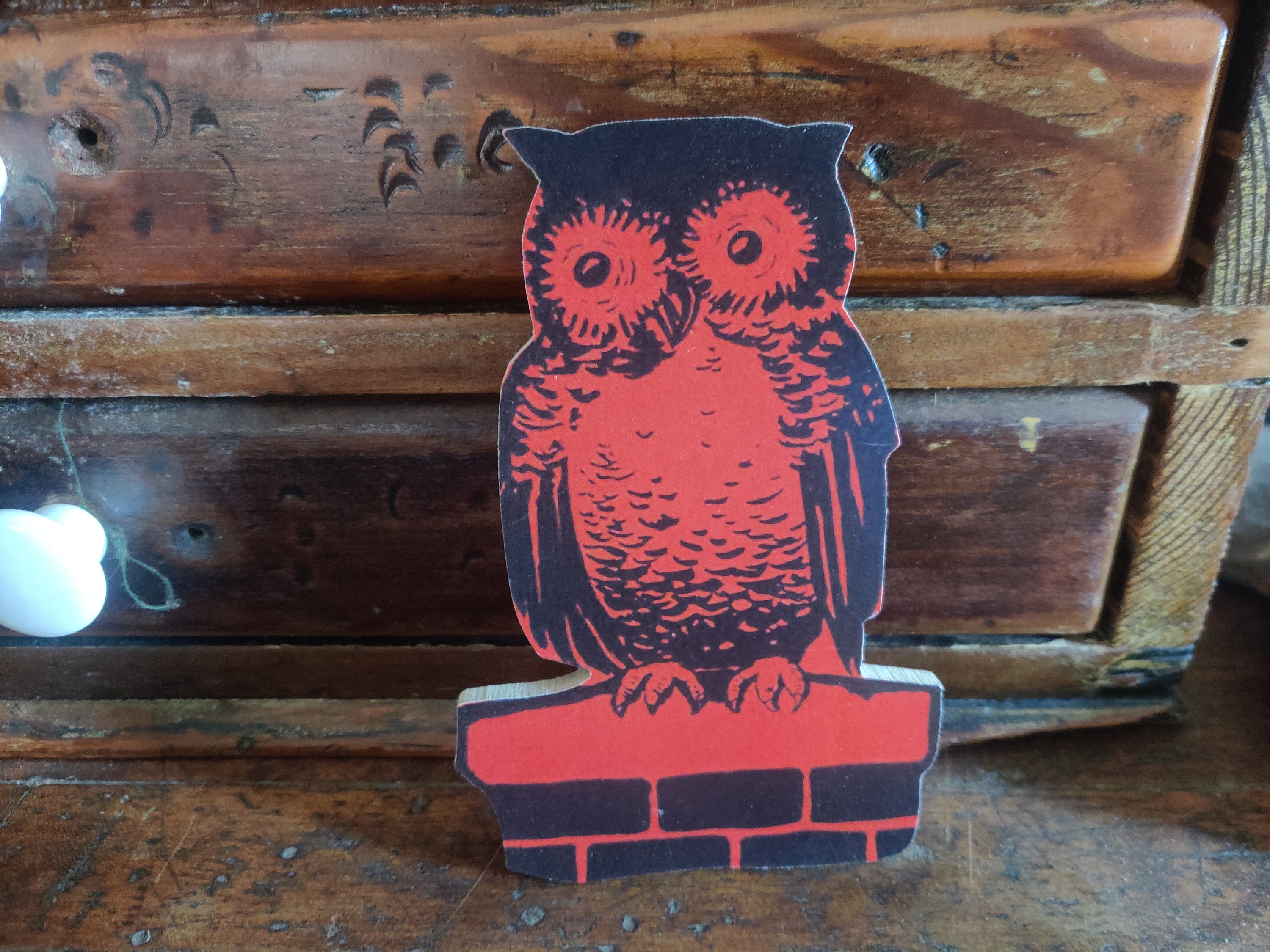 Red Halloween Wood Cutout Assortment - Etsy