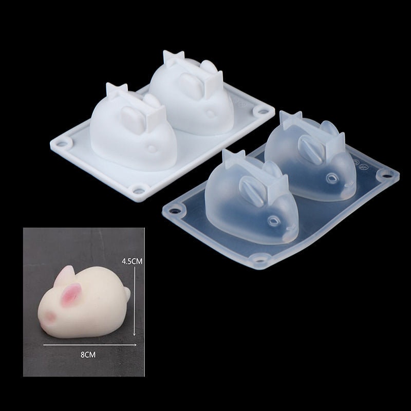 3d Silicone Rabbit Mold - Etsy