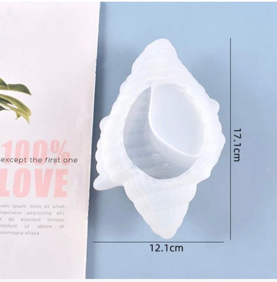Large Conch Shell Resin Trinket Dish Mold Seashell Silicone - Etsy