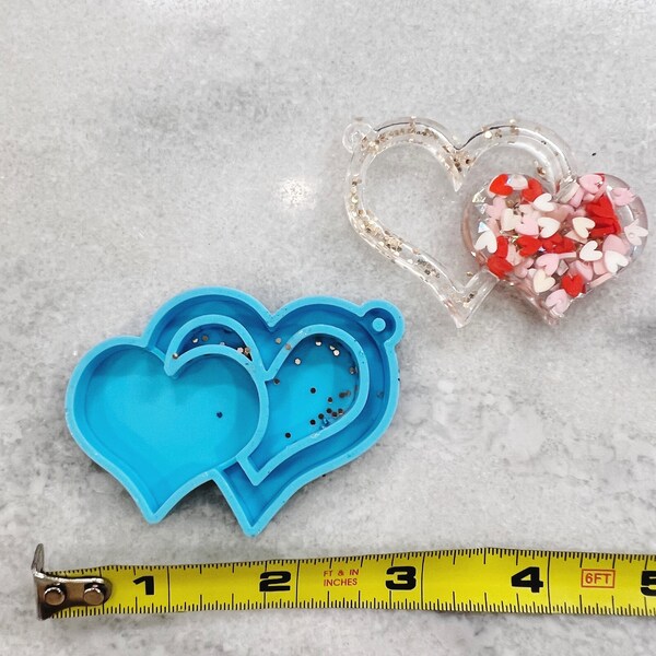 Heart Resin Keychain Mold - Etsy