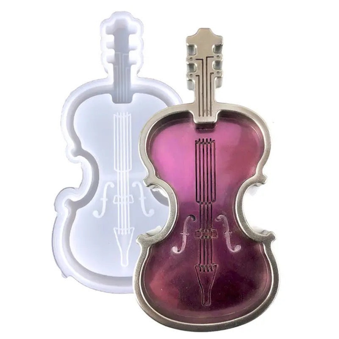 Violin Silicone Resin Mold Trinket Dish - Etsy
