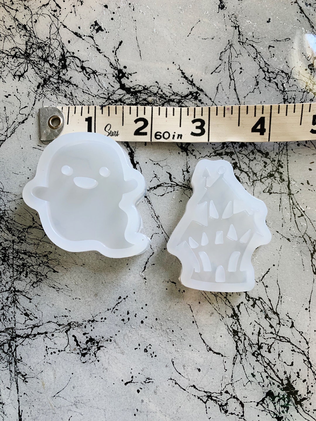 Ghost, Haunted House Silicone Resin Mold, Holiday Collection - Etsy