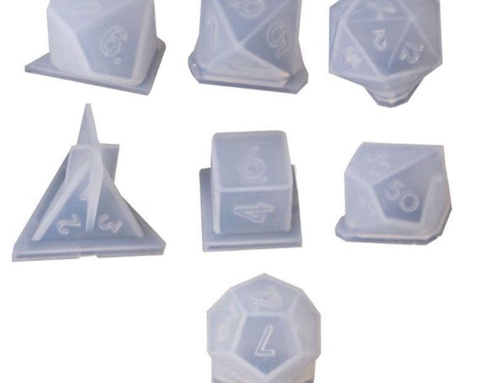 7 Shapes Dice Square Triangle Dice Mold NEW KIT - Etsy