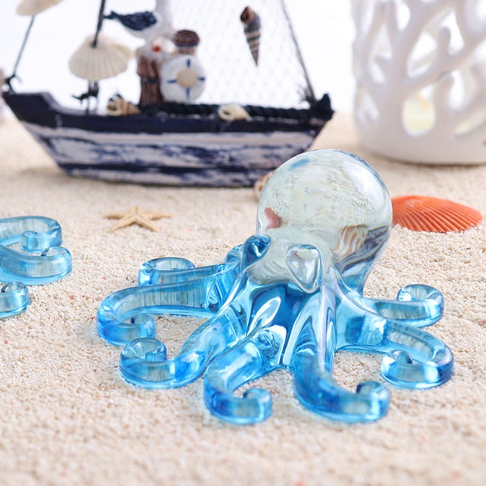 3D Octopus Silicone Resin Mold - Etsy