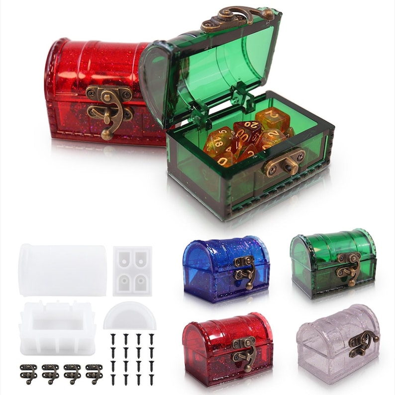 Treasure Chest Resin Mold Kit - Etsy