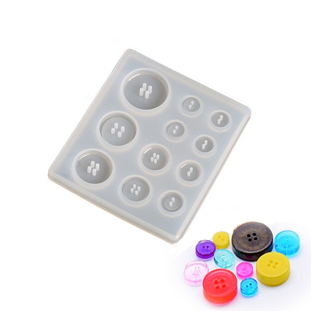 Buttons Resin Mold, Unique Mold - Etsy