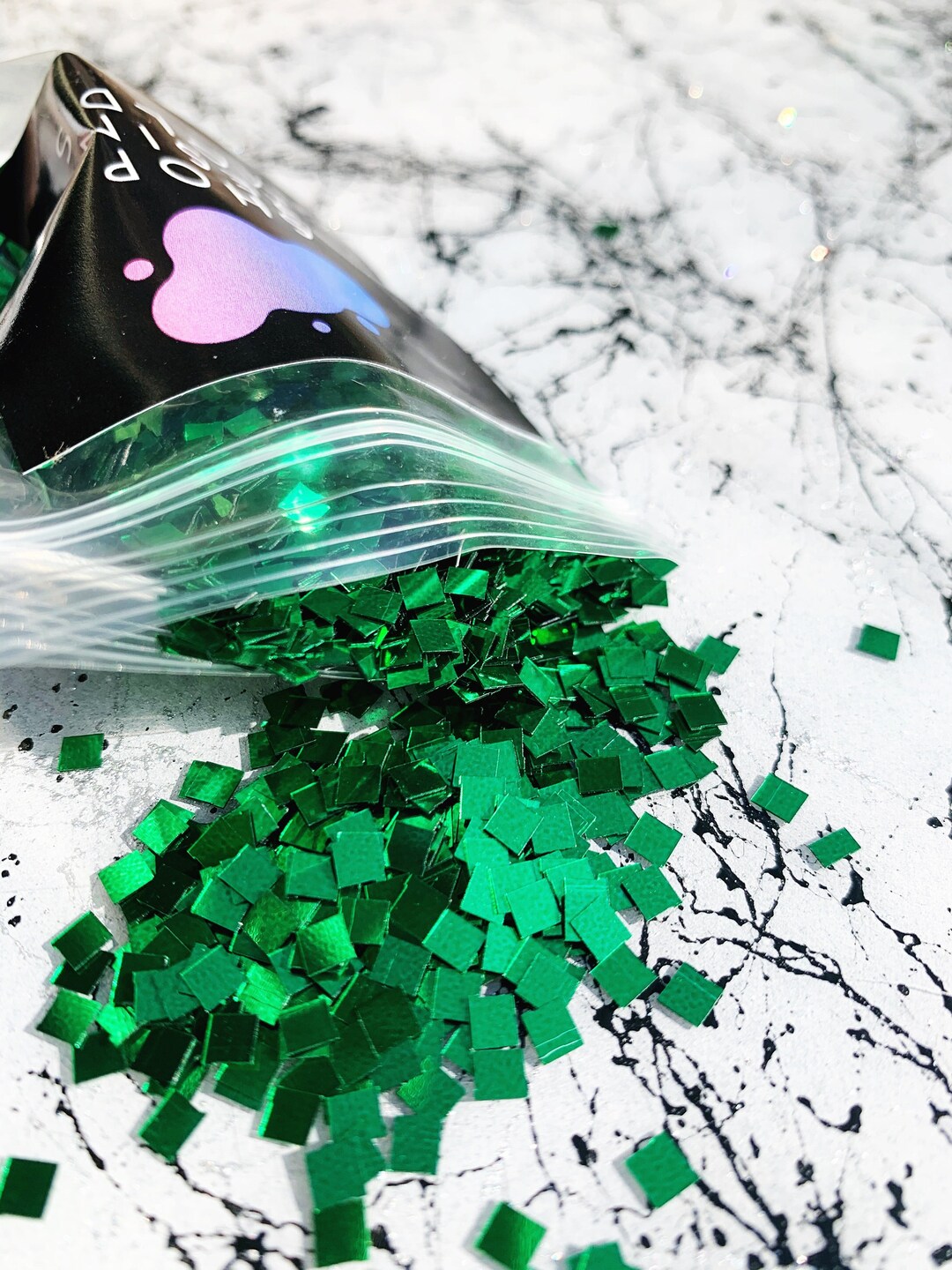 Emerald Green Large Square Glitter for Resin - Etsy