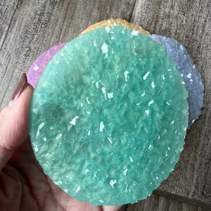 Druzy Insert Silicone Resin Round Mold by juliart84 - Etsy