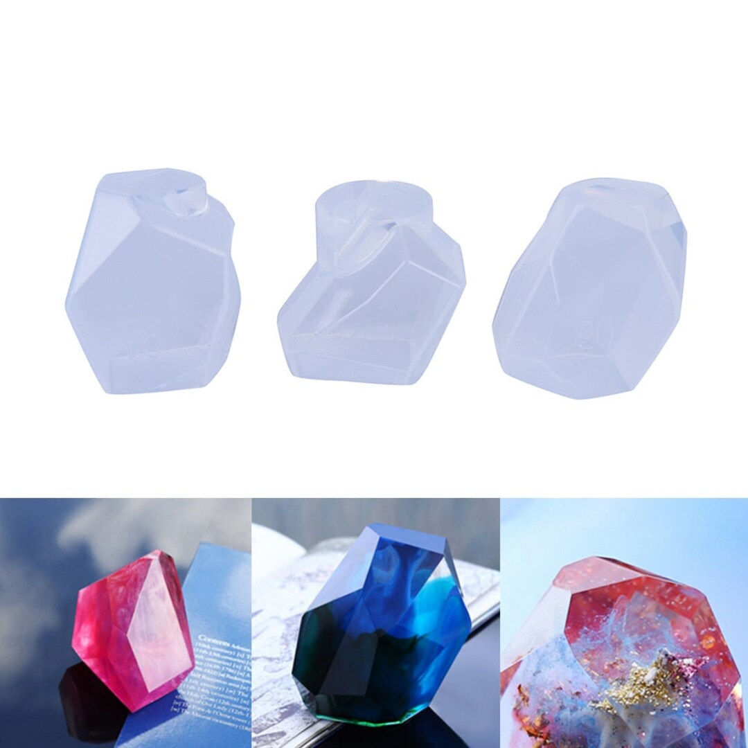 Resin Gem Stone Jewel Mold Silicone Unique Mold - Etsy