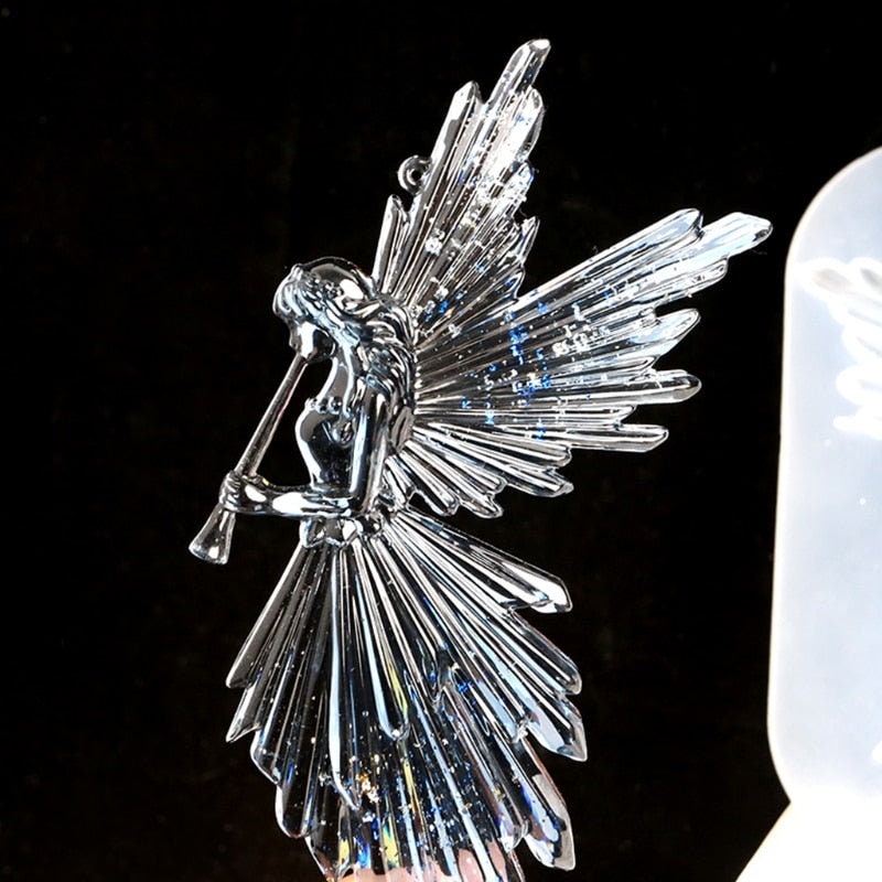 Angel Playing Trumpet Silicone Resin Christmas Holiday Mold - Etsy