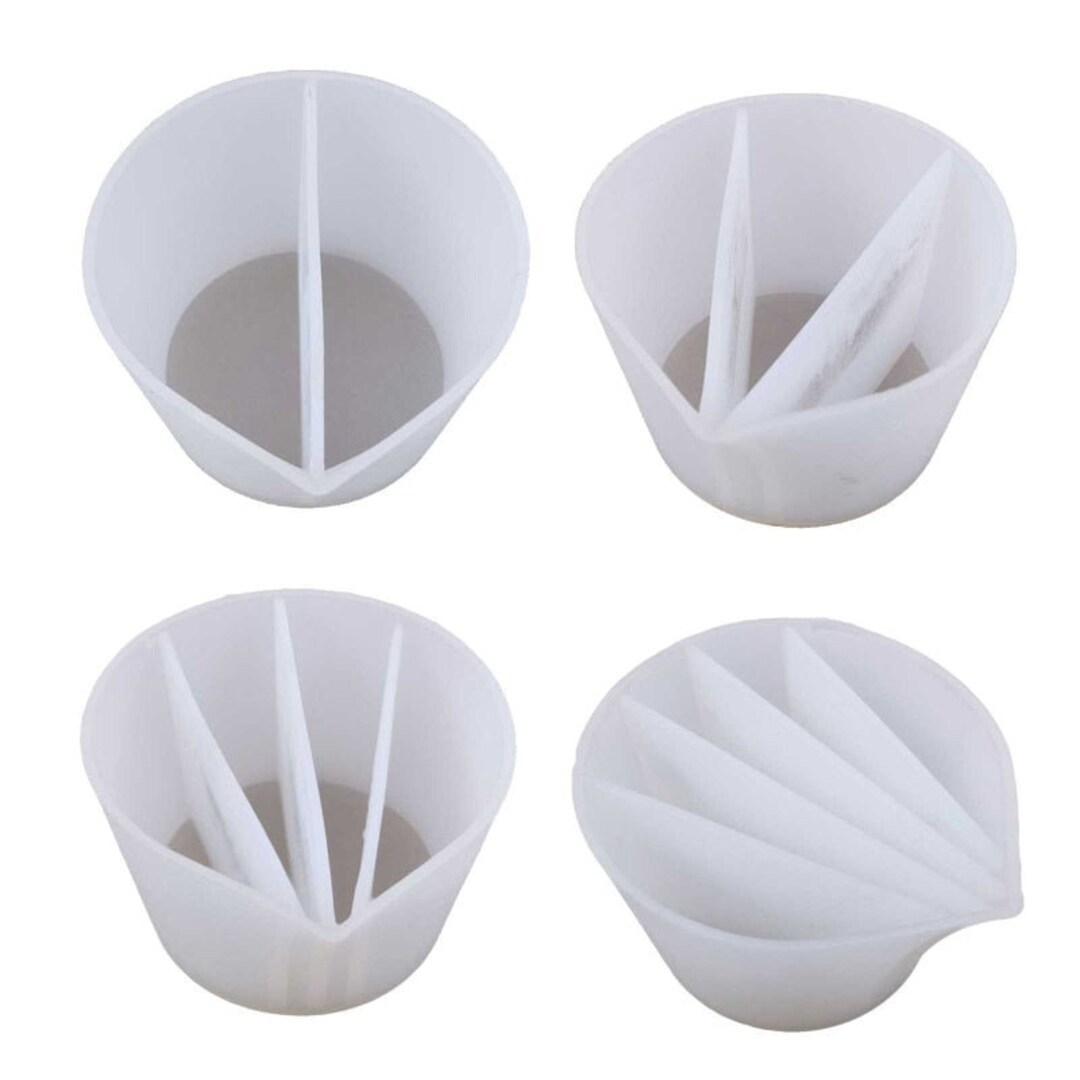 Silicone Chamber Divided Chamber Mixing Cups for Resin - Etsy