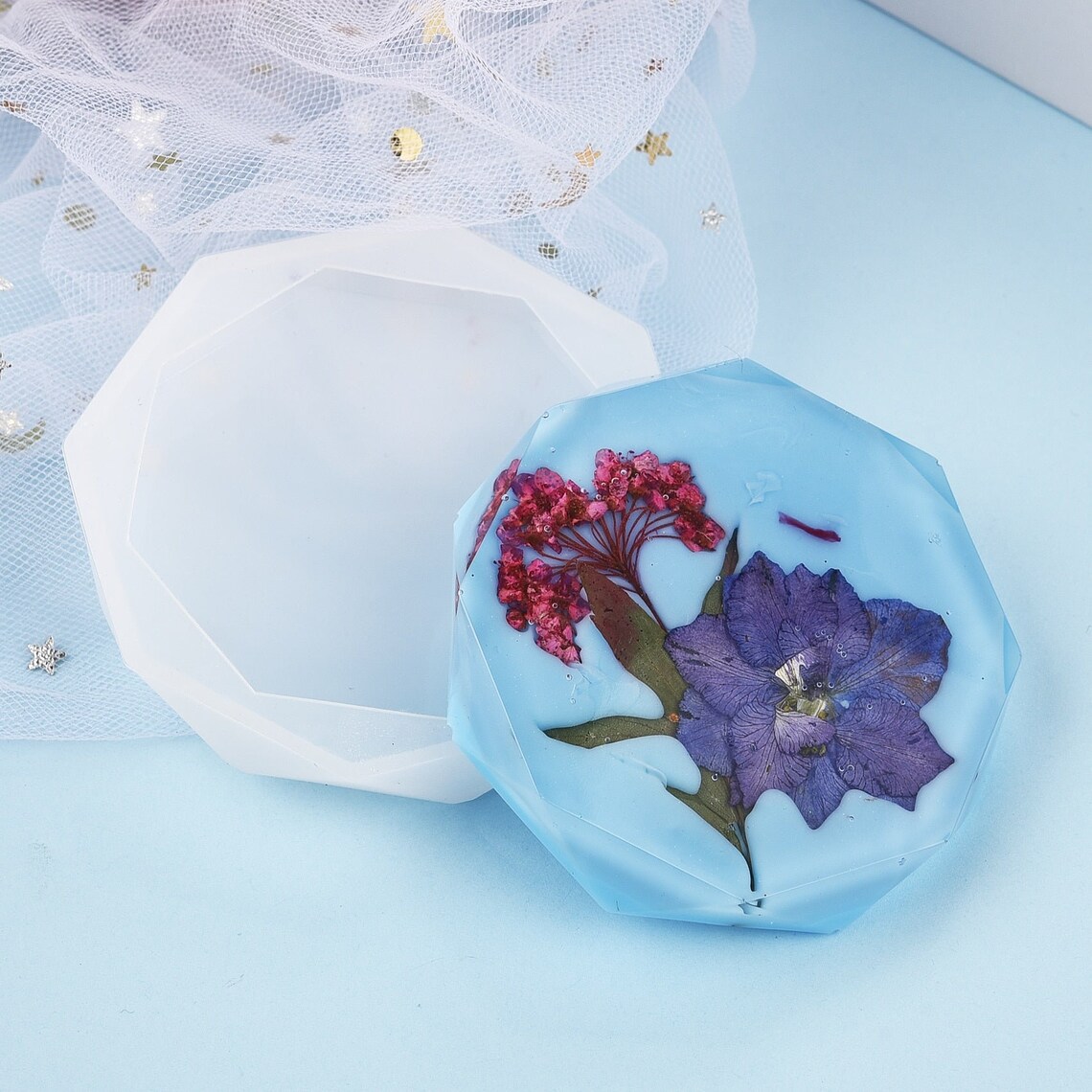 Rhombus Edge Coaster Mold, DIY MOLD - Etsy