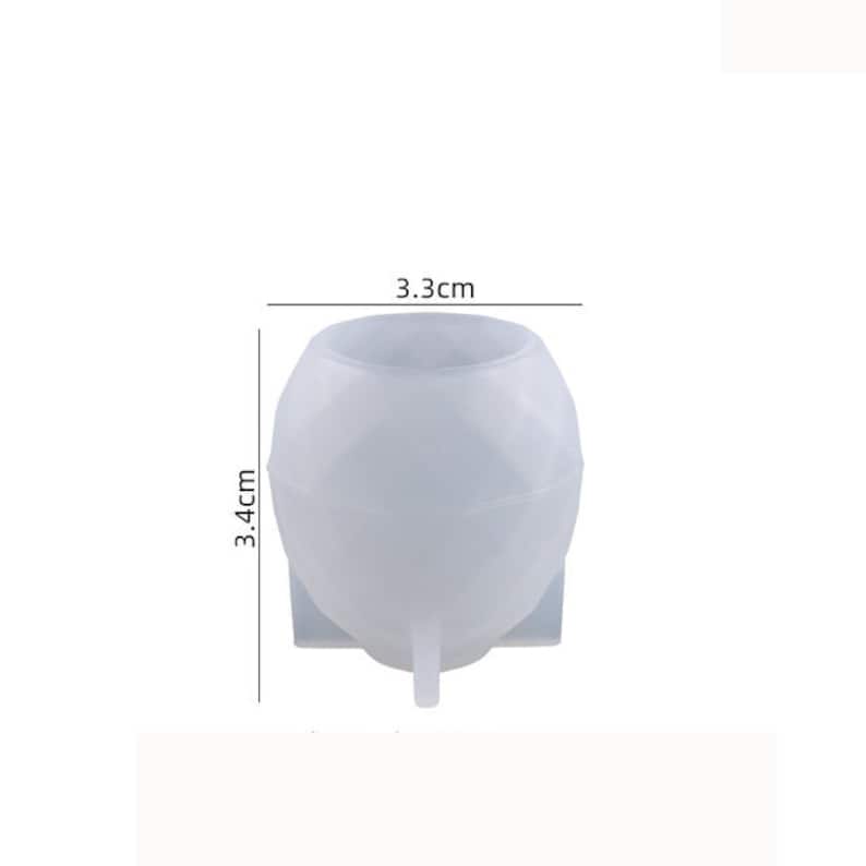 Faceted Diamond Drawer Handle Silicone Resin Mold Pull for - Etsy