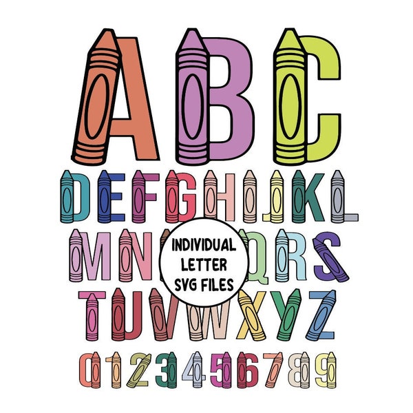 Individual Alphabet Posters - Etsy