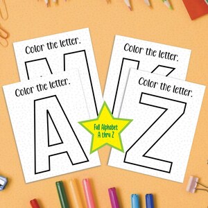 Instant Download Preschool Letters of the Week Alphabet Curriculum ...