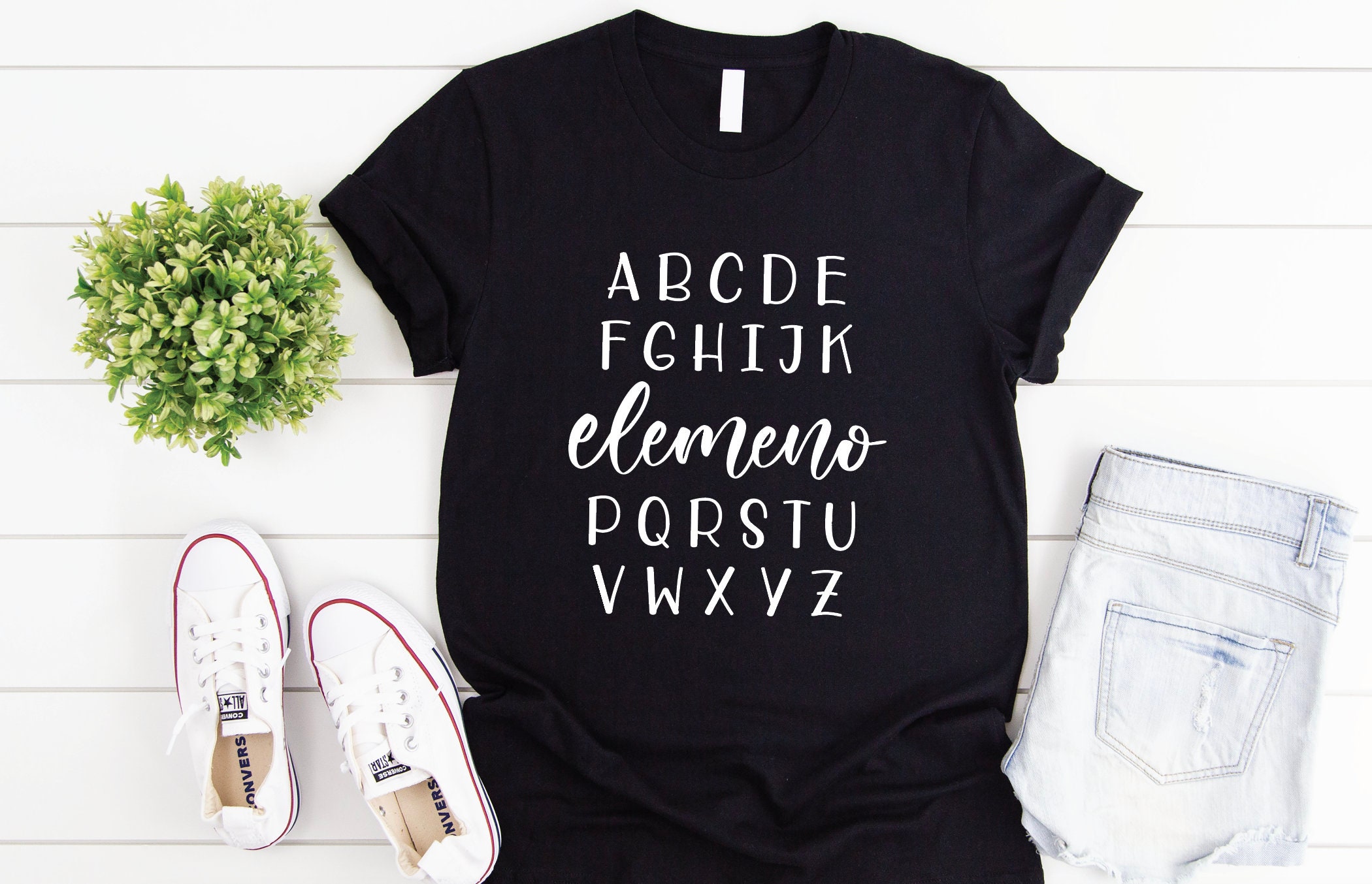 Alphabet Elemeno ABC Kinder Design File Printable Png Cut - Etsy