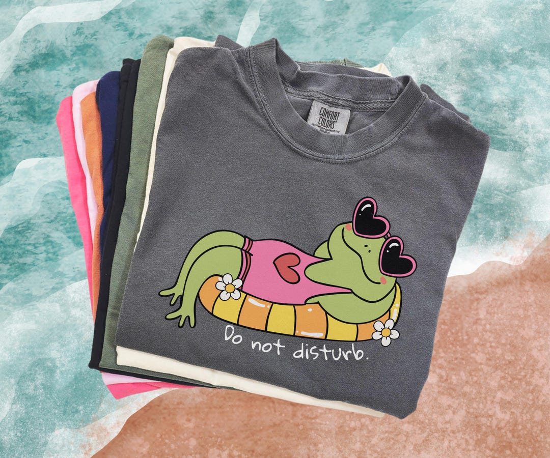 Do Not Disturb Frog Shirt: Funny Vacation Mode Tee - Etsy