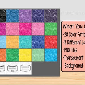 Seamless Composition Book Pattern Bundle: Retro School Designs (PNG ...