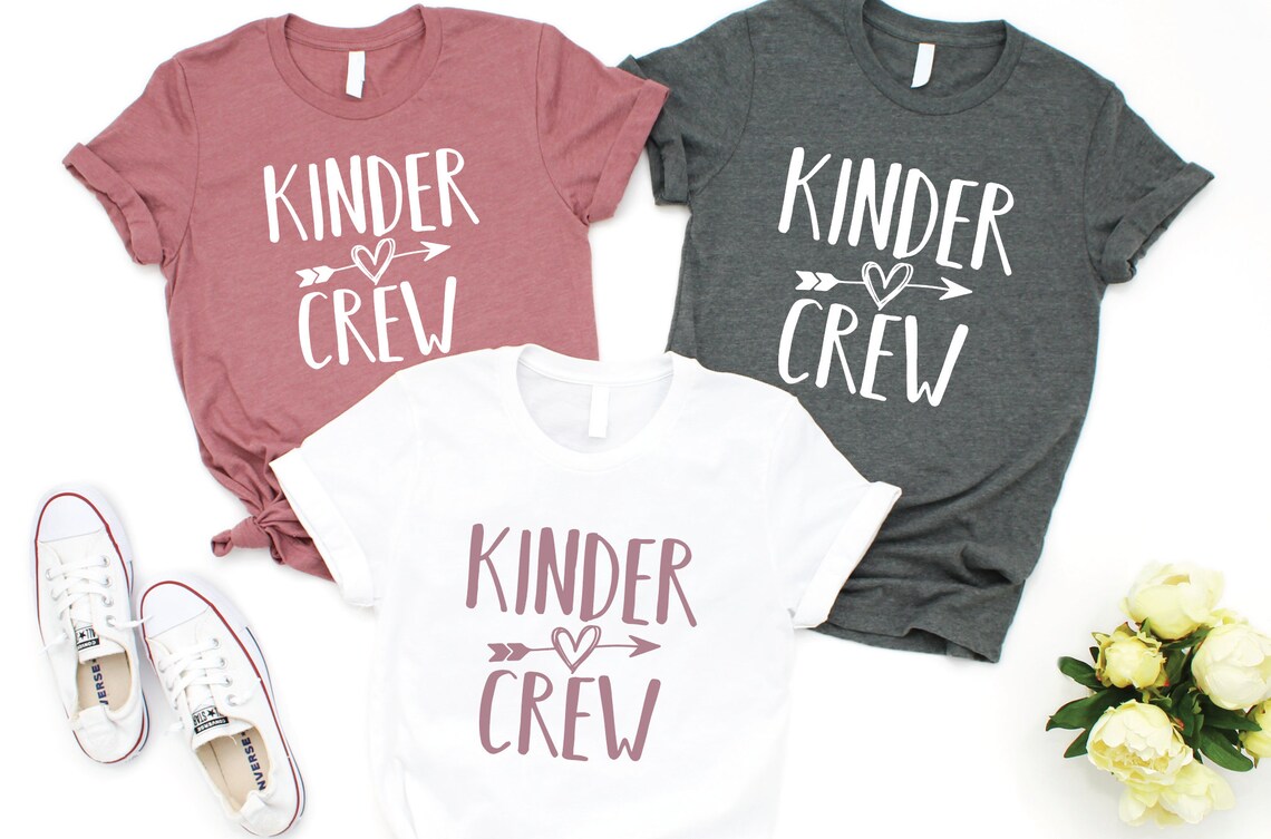 Kinder Crew Arrow Heart Design File - Kindergarten - Printable Png Cut ...