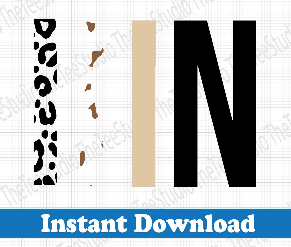 Leopard Print Animal Alphabet and Numbers Bundle Layered SVG - Etsy