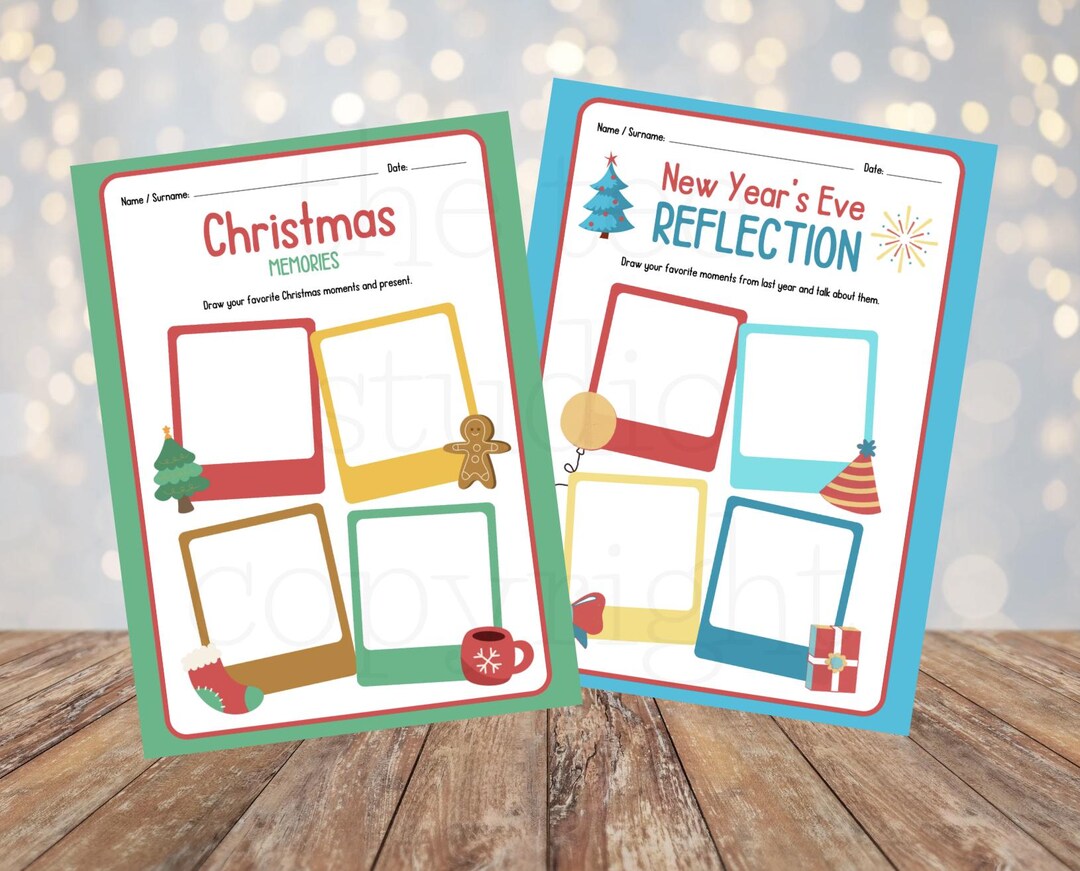Memories Winter Break - Printable Christmas Activities, New Years ...