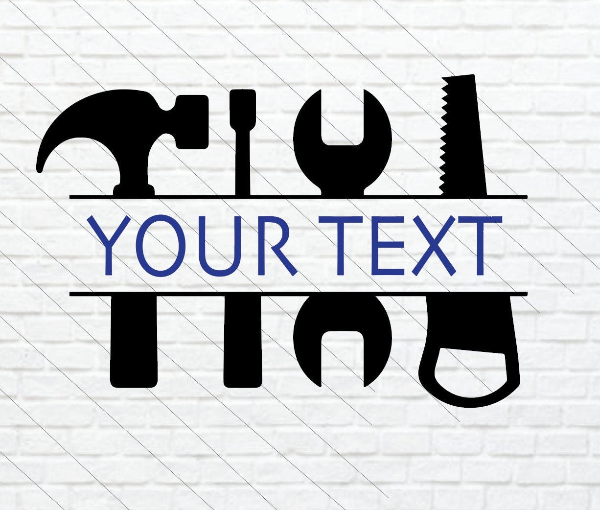 Tools Monogram Svg Svg Files for Cricut Carpenter Svg Tools Monogram ...