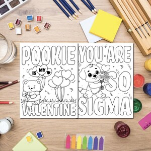 Valentines Day Coloring Pages Cool Gen Z Gen Alpha Instant Download ...