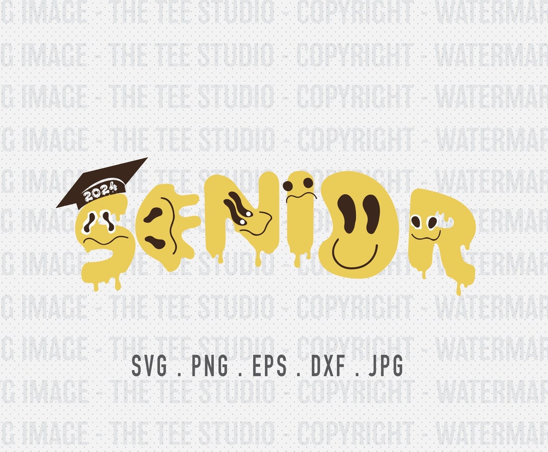 Senior 2024 SVG, Class of 2024 High School Graduation Image Graduation ...