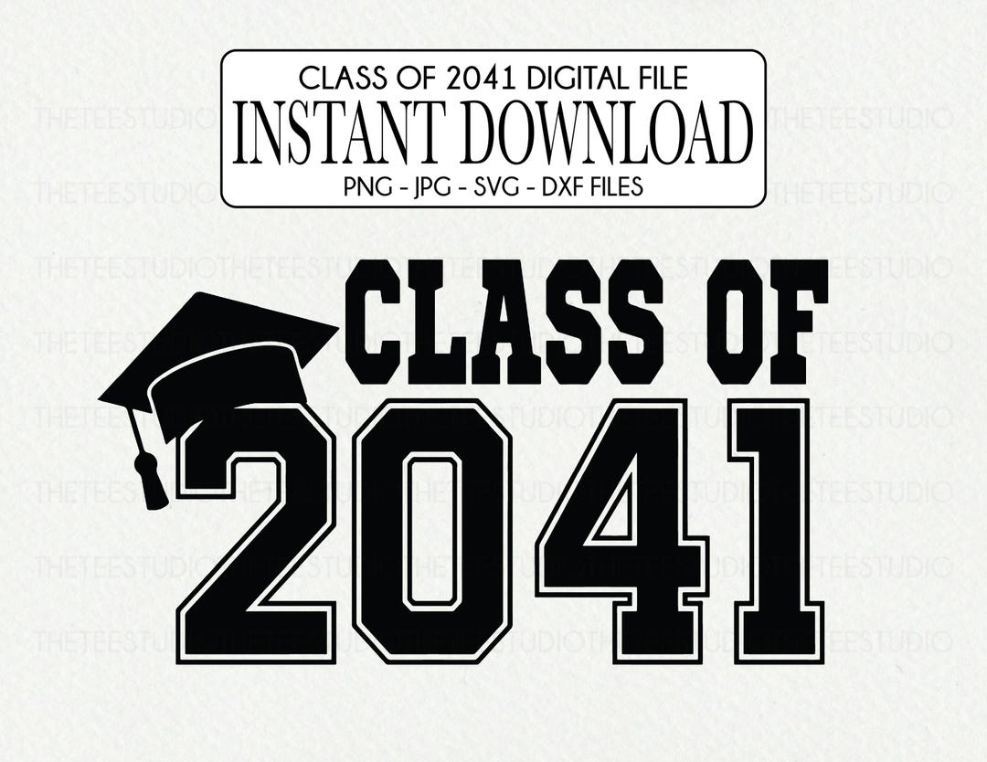 Class of 2041 Jersey Letters Grow With Me Shirt Design File - Printable ...