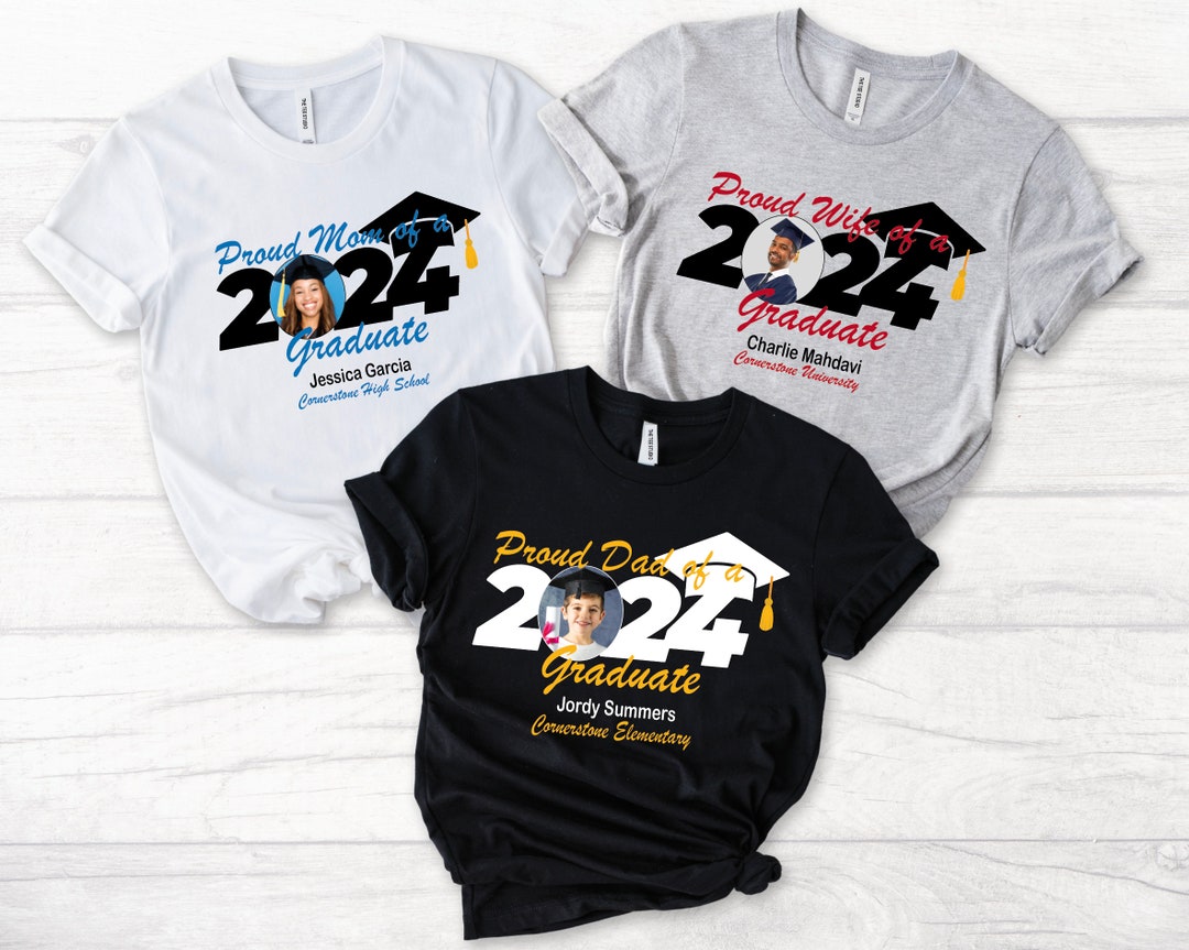 Custom Graduation Family Matching 2024 Shirt, Personalized Graduation ...
