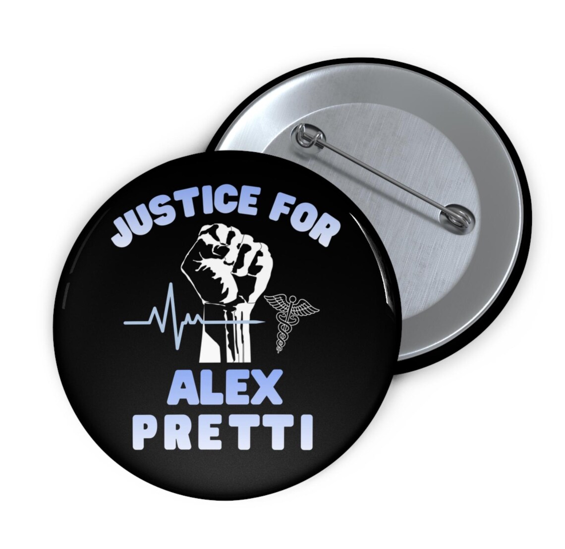 Justice for Alex Pretti Pin Button - 2.25" - Nurse Equality - Etsy
