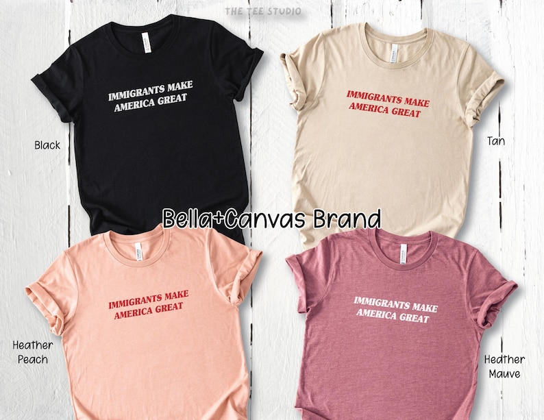 Immigrants Make America Great Shirt, Y2K Activist Tee - Etsy