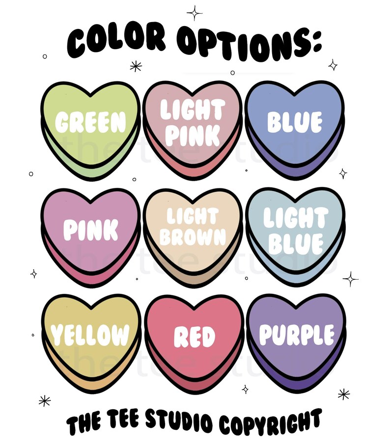 Custom Heart Candy Valentine's Sweatshirt: Personalized Message Gift ...