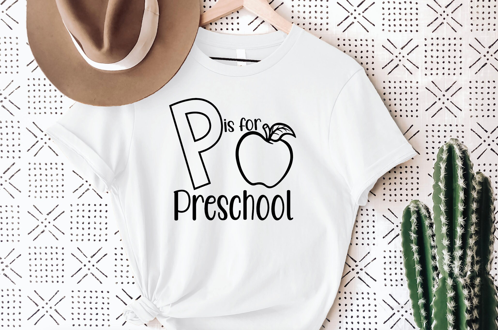 P is for Preschool Design Kinder File Pre-k Printable Png - Etsy