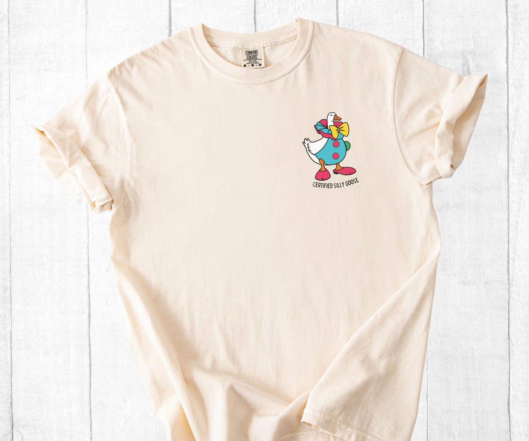 Silly Goose Clown Shirt, Funny Goose Circus Tee, Bird Lover Gift, Gag ...