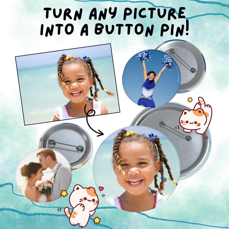 Family Button Art - Etsy