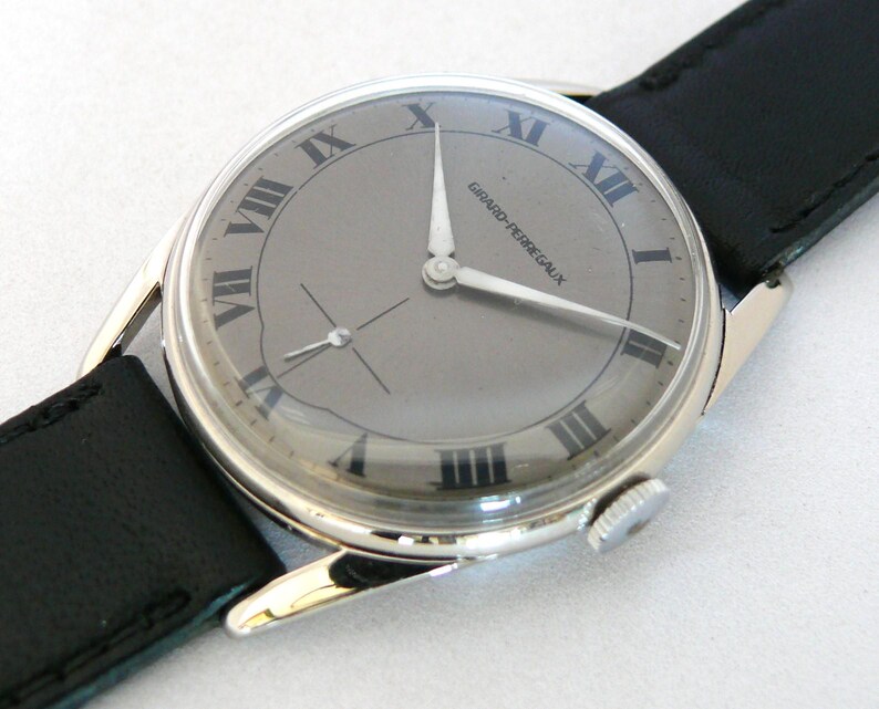 Vintage Girard Perregaux Manual Wind Men Wristwatch Collector Watch ...