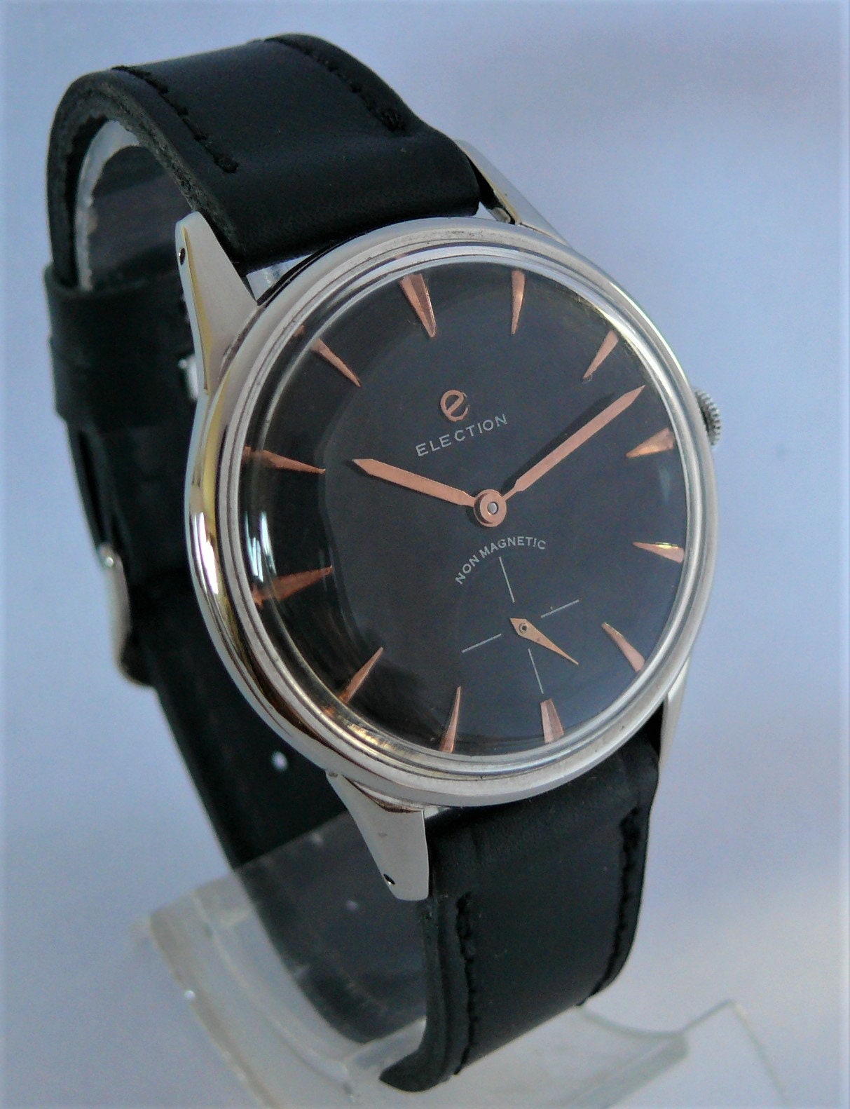 Vintage Election Manual Wind Men Wristwatch Collector Watch Good ...