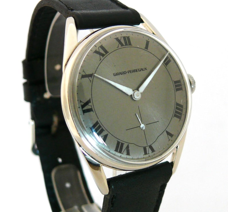 Vintage Girard Perregaux Manual Wind Men Wristwatch Collector Watch ...