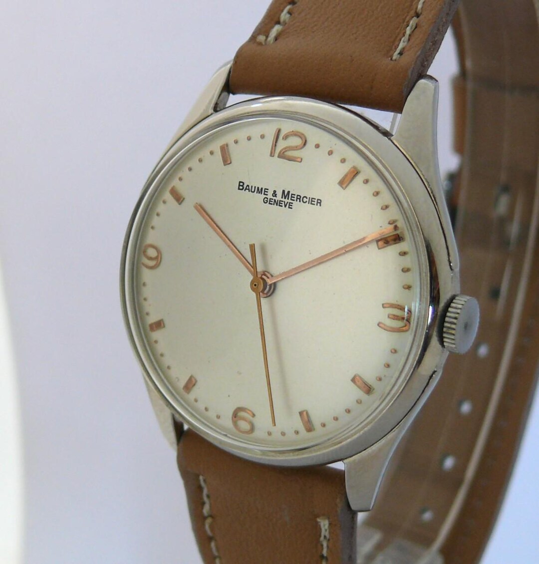 Vintage Baume & Mercier Manual Wind Men's Wristwatch Collector Watch ...