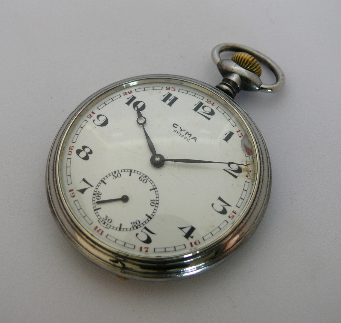 Antique CYMA Collector Pocket Watch Good Working Condition Swiss - Etsy