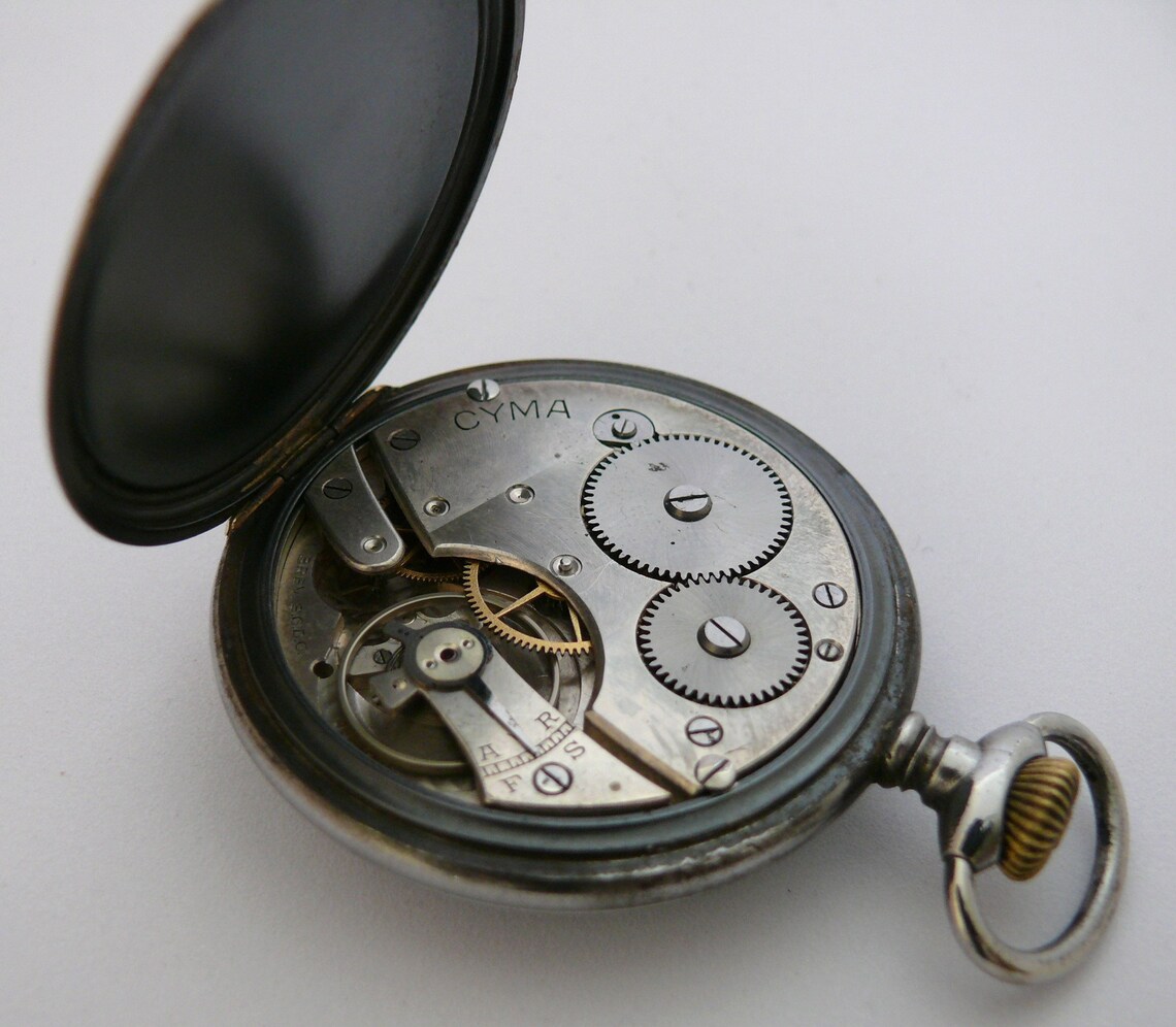 Antique CYMA Collector Pocket Watch Good Working Condition Swiss - Etsy